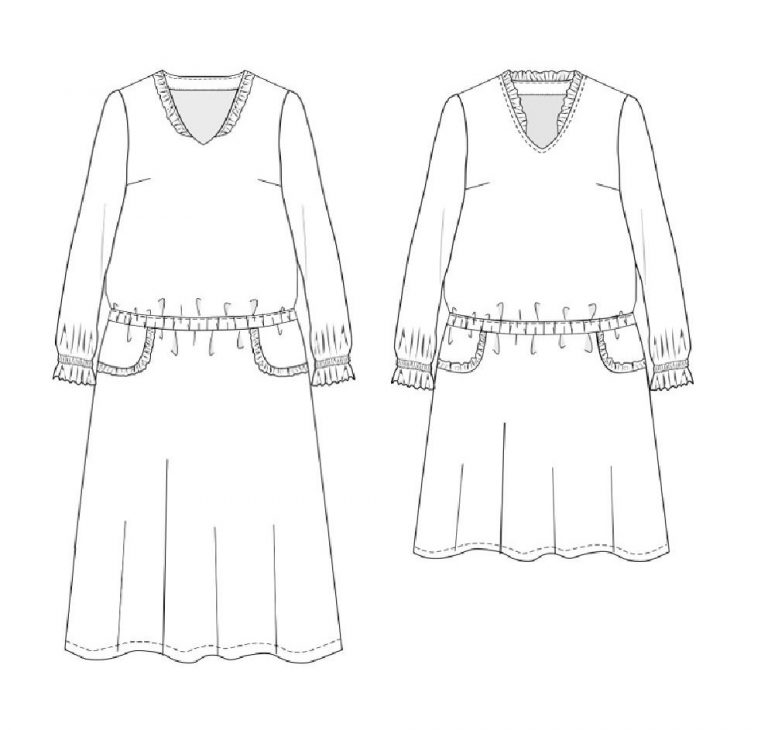 Robe Divine - notre patron collab' | Nom d'une couture