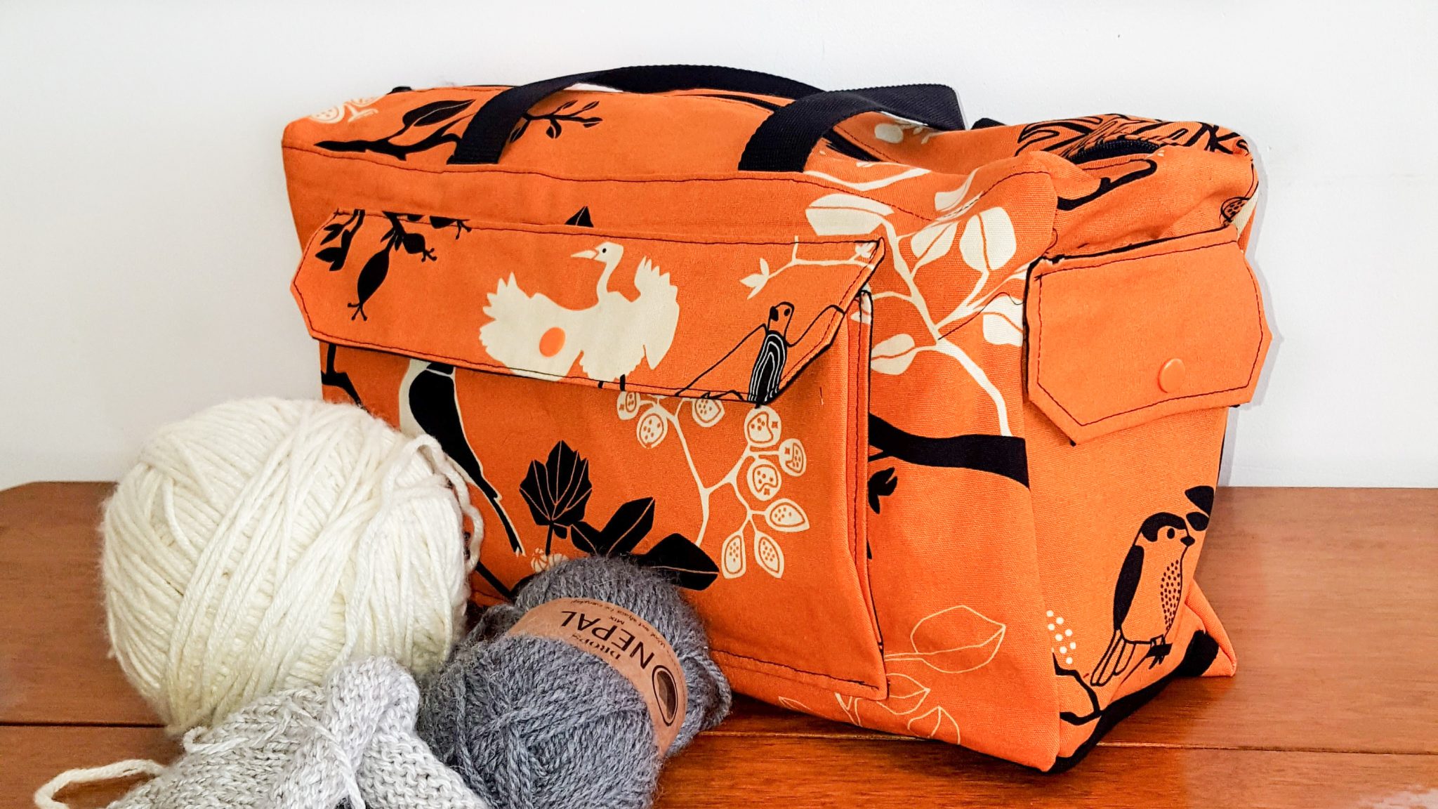 Le sac à tricot Simone (sac de voyage pour projets diy) | Nom d'une ...