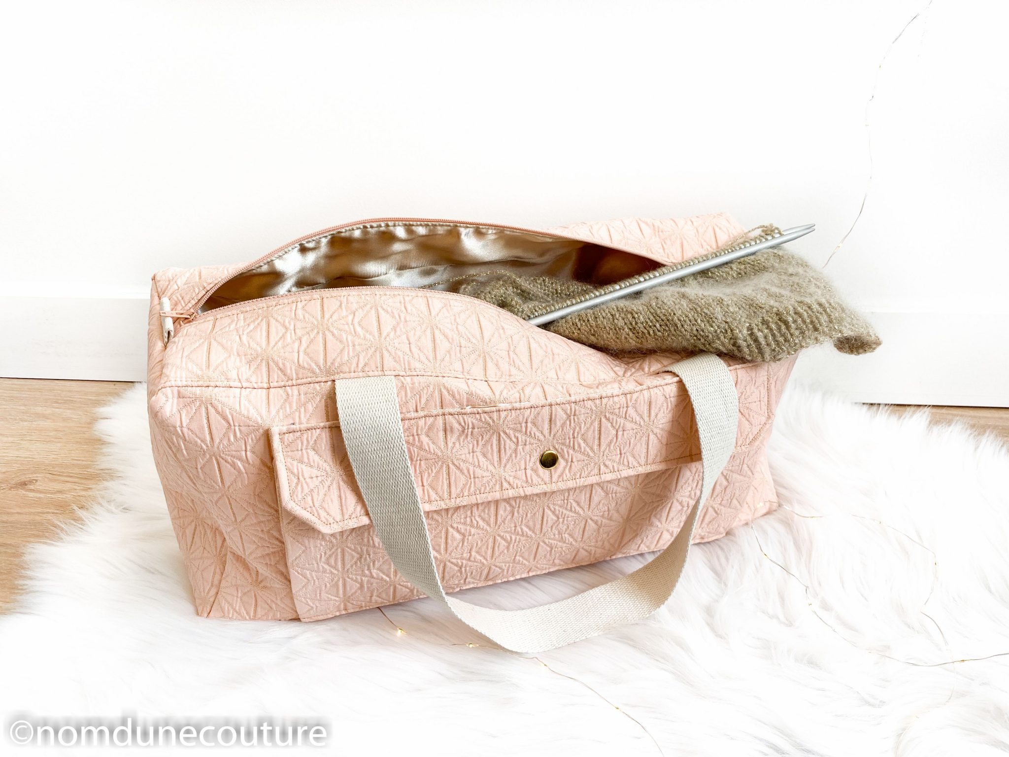Le sac à tricot Simone (sac de voyage pour projets diy) | Nom d'une ...